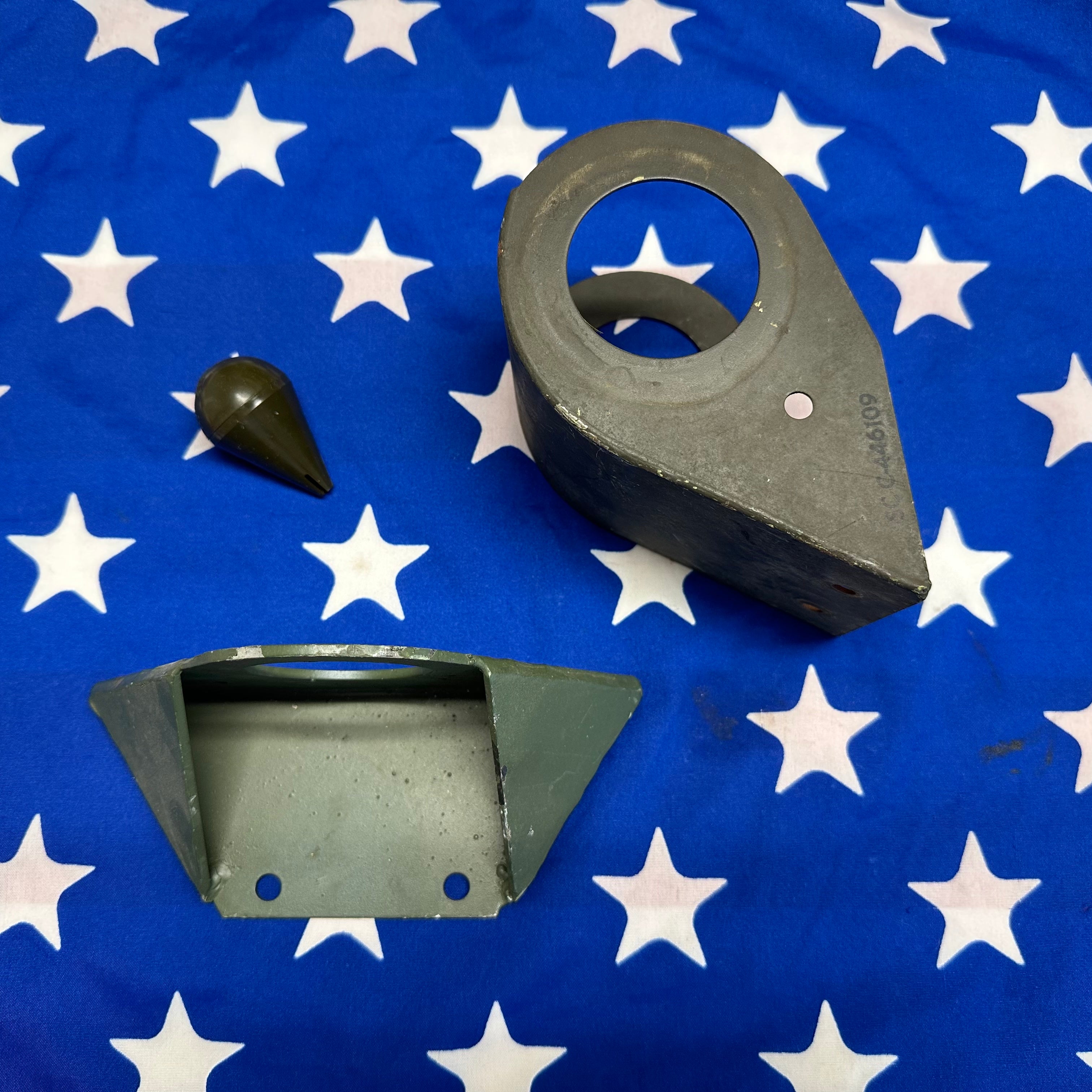 M151 Series USED Original AB-15 Antenna Mount + Guard + NOS Small Tip ...