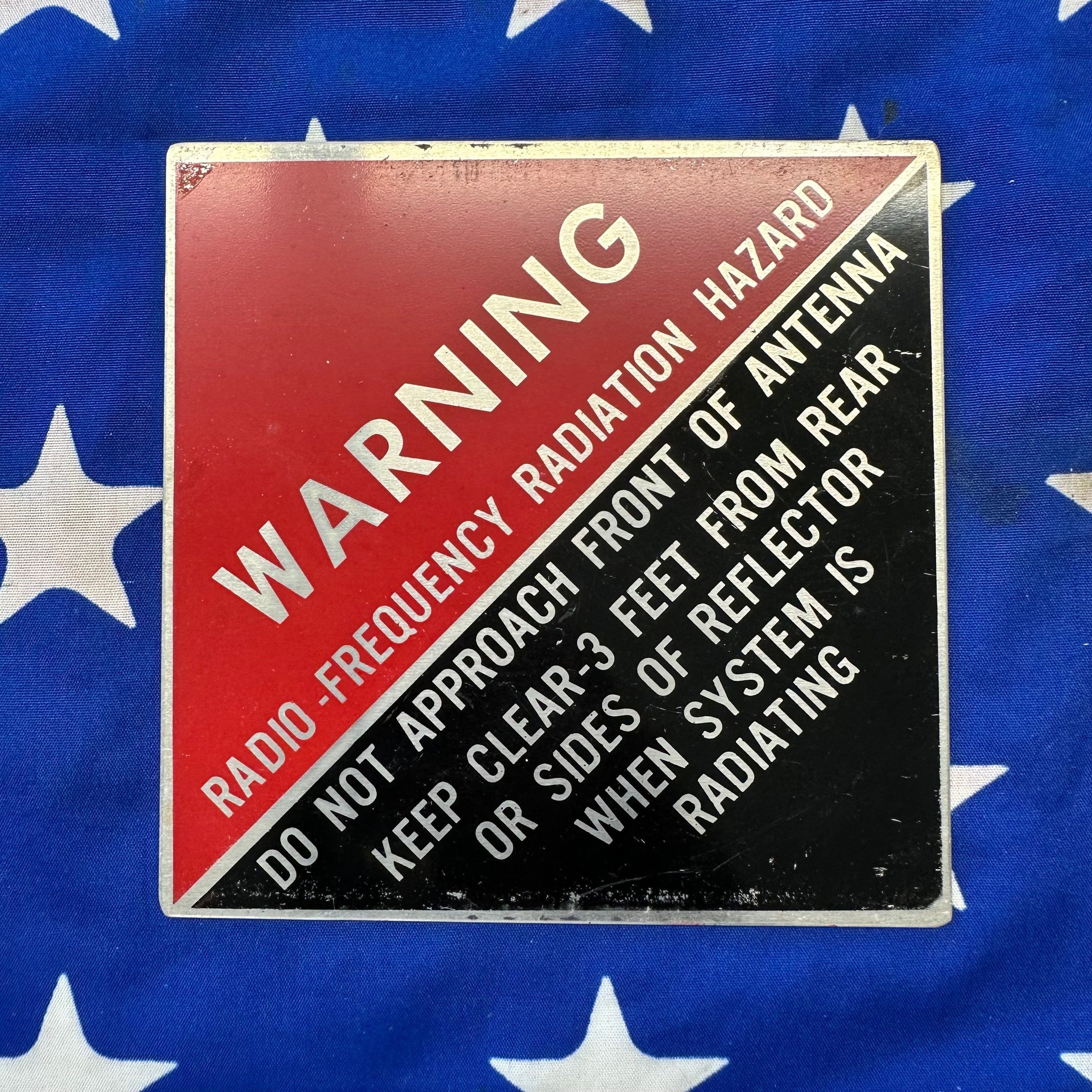 NOS HMMWV Antenna Data Plate – M151 Parts