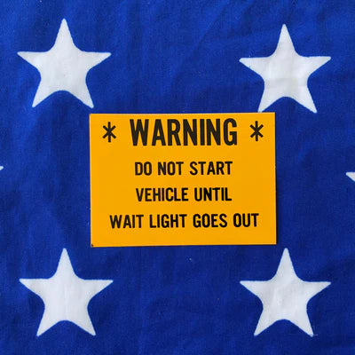 HMMWV M998 NOS Do Not Start Vehicle Decal – M151 Parts
