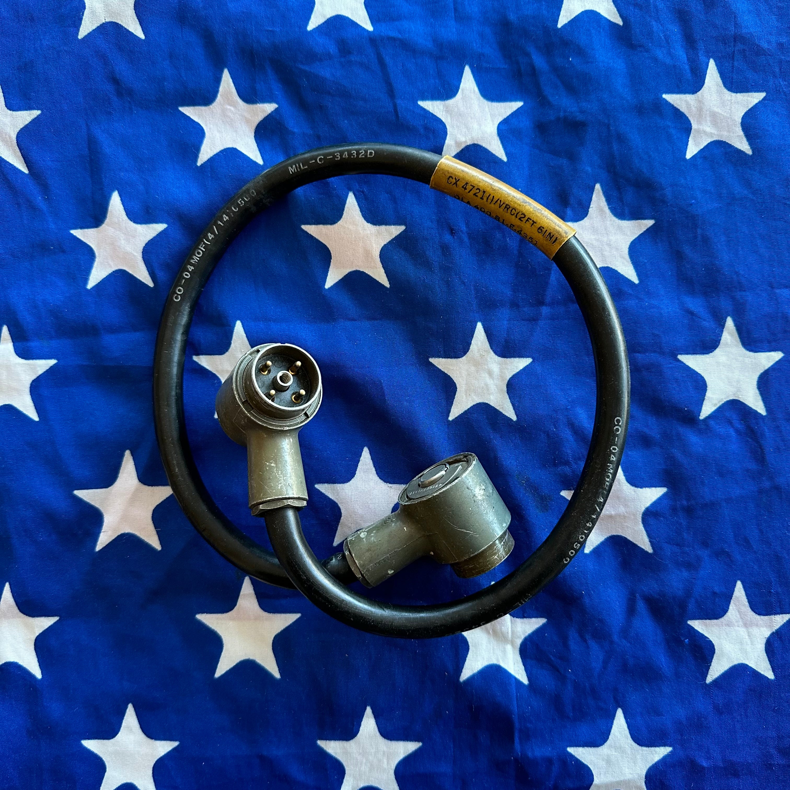 NOS Military CX-4721 VRC Radio Cable RT-524 R-442 – M151 Parts