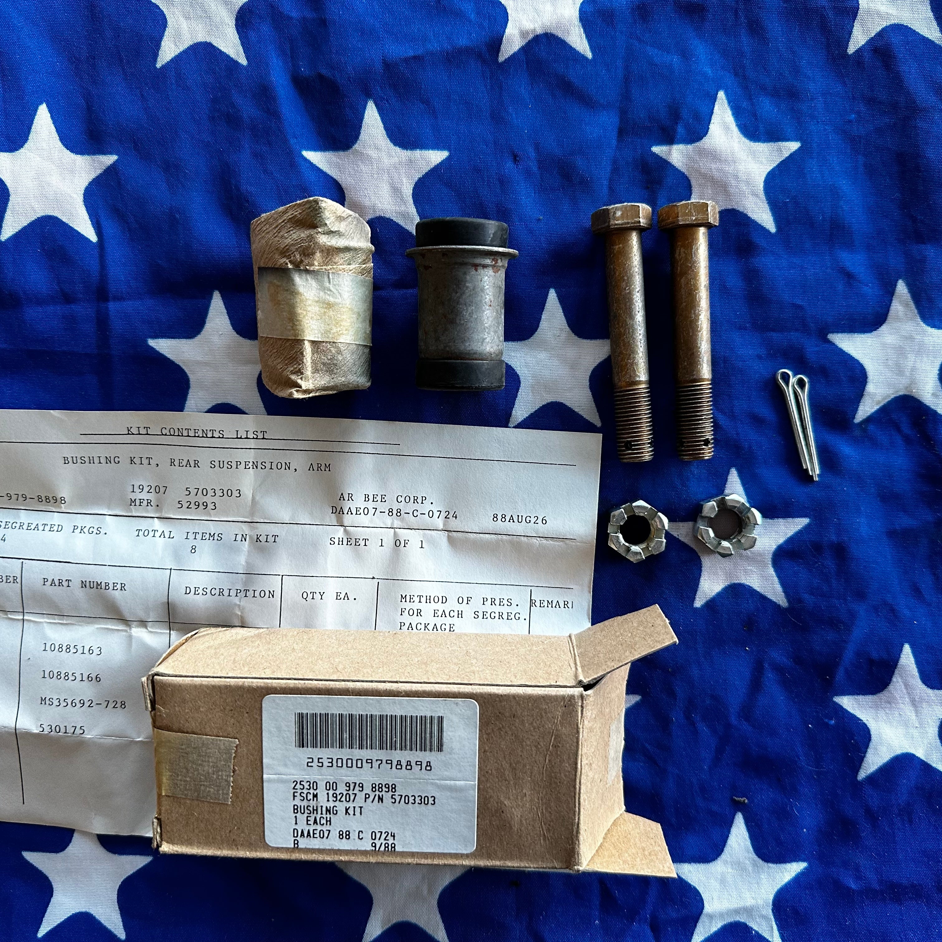 M151 Series NOS Rear Suspensions Bushing Kit – M151 Parts