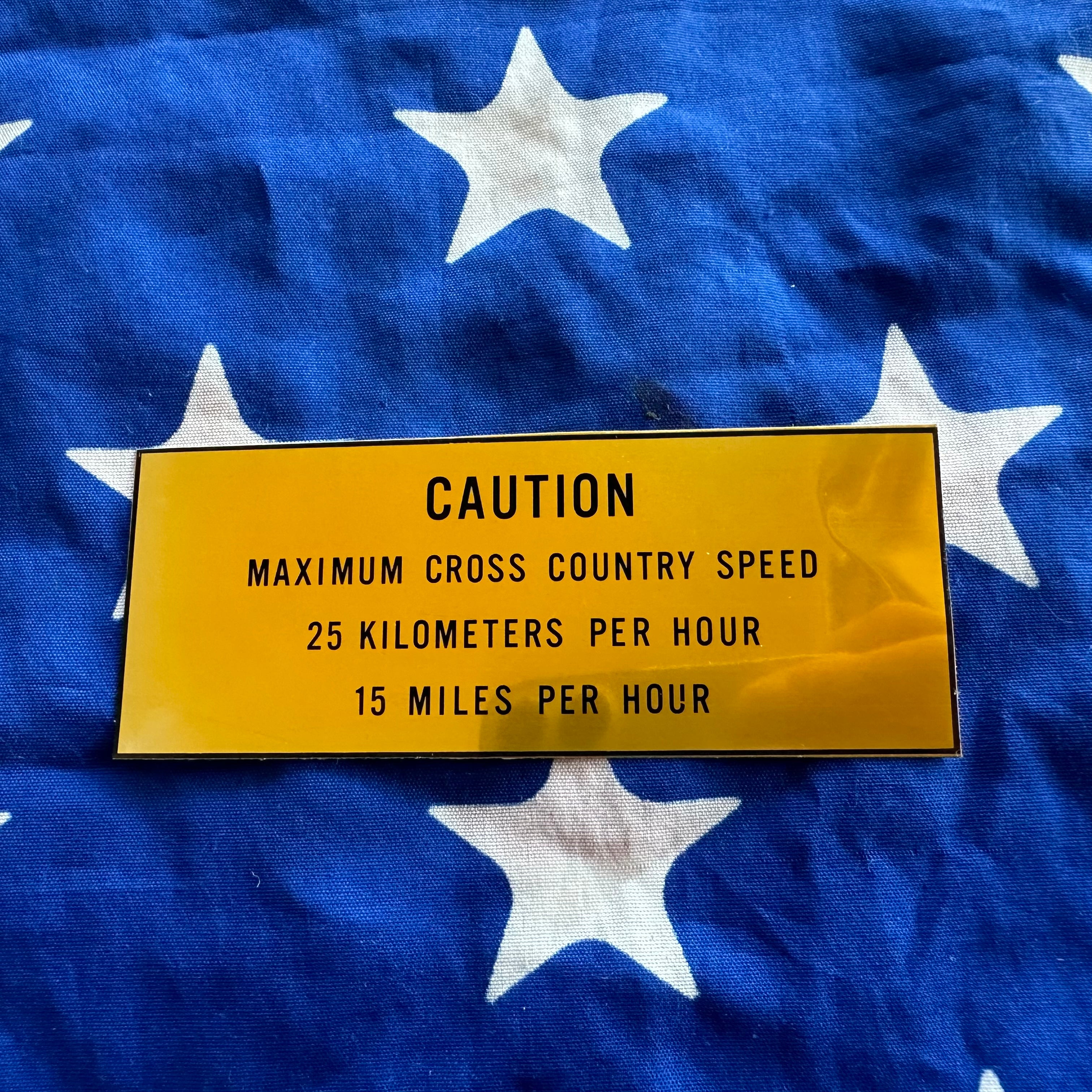 M151 Series NOS M151A1C M825 Max Speed Decal – M151 Parts